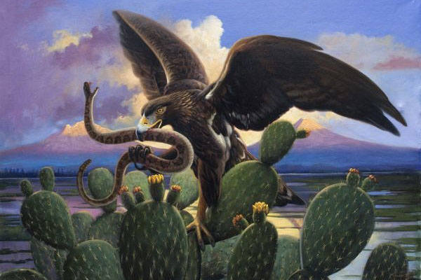 Águila Devorando Serpiente Otro Mito De La Historia Mexicana