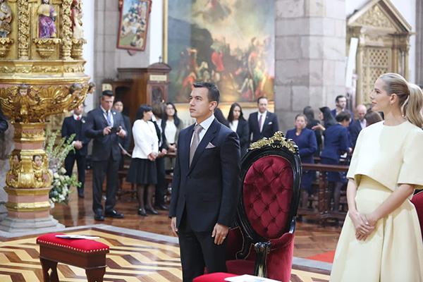 Daniel Noboa toma protesta como nuevo presidente de Ecuador